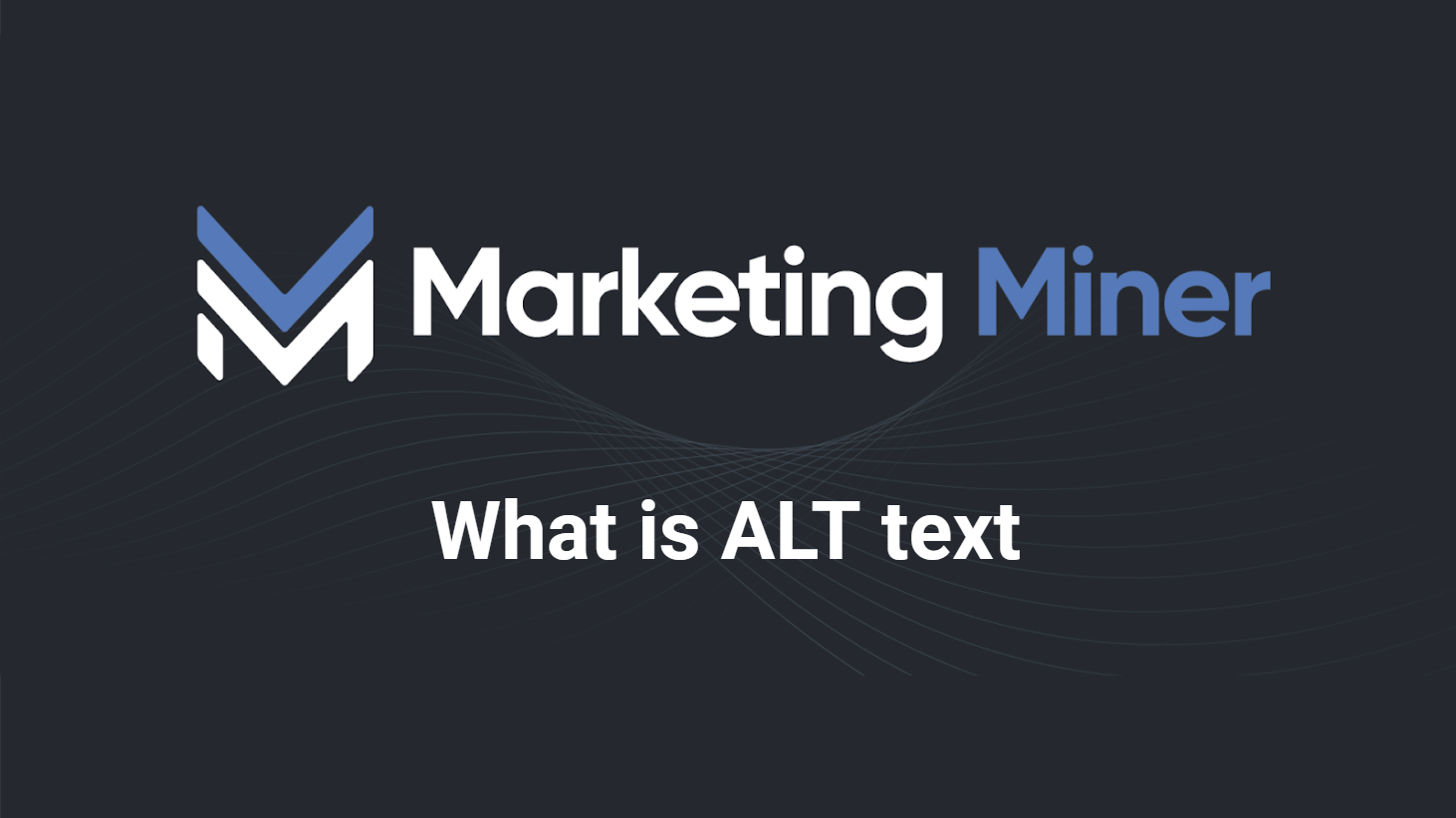 Image SEO: What is ALT text and why should you use it? - Marketing ...