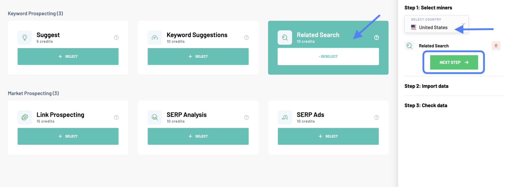 Bulk Google Related Searches tool - Marketing Miner Knowledge Base