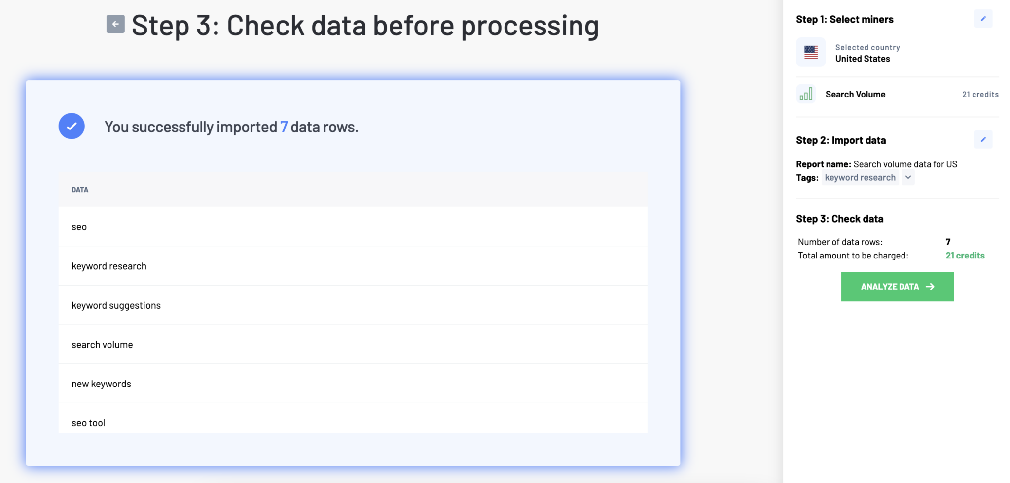 Bulk Keyword Search Volume Tool (Checker) - Marketing Miner